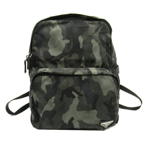 Prada | Bags | Prada Camouflage Backpack Khaki Green | Poshmark